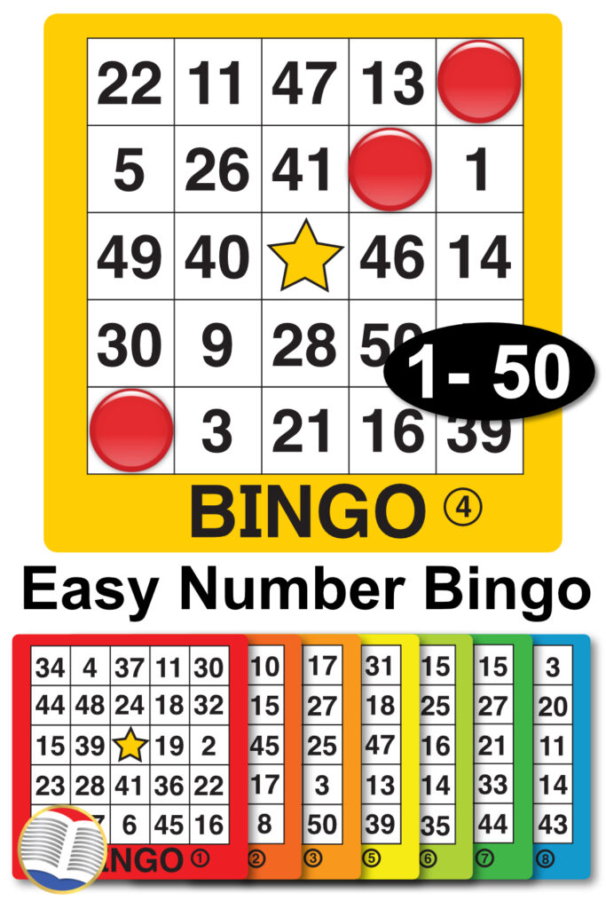 Easy Number Bingo 1-50